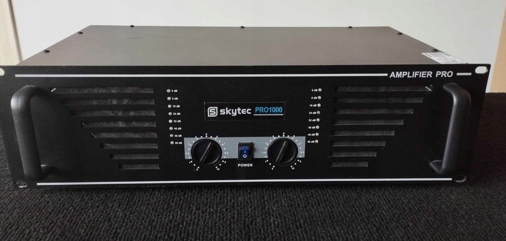 Końcówka mocy wzmacniacz Skytec PRO1000 2x500W - 14313747831 - oficjalne archiwum Allegro