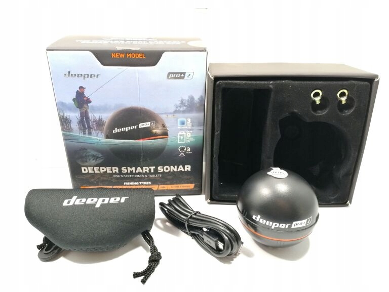 ECHOSONDA WĘDKARSKA DEEPER PRO + 2 /PUDEŁKO - 11124656870 - oficjalne archiwum Allegro