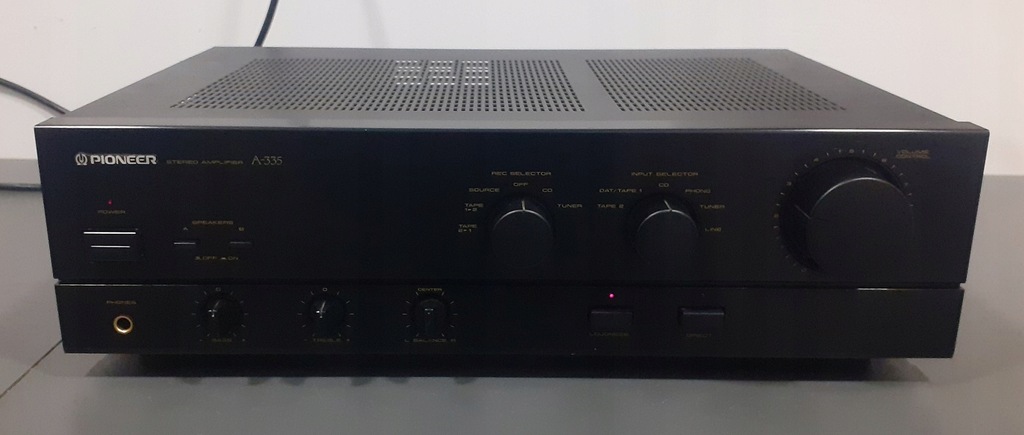Wzmacniacz Pioneer A-335 w 100% sprawny, PIĘKNY KLASYK ------ MADE IN ...