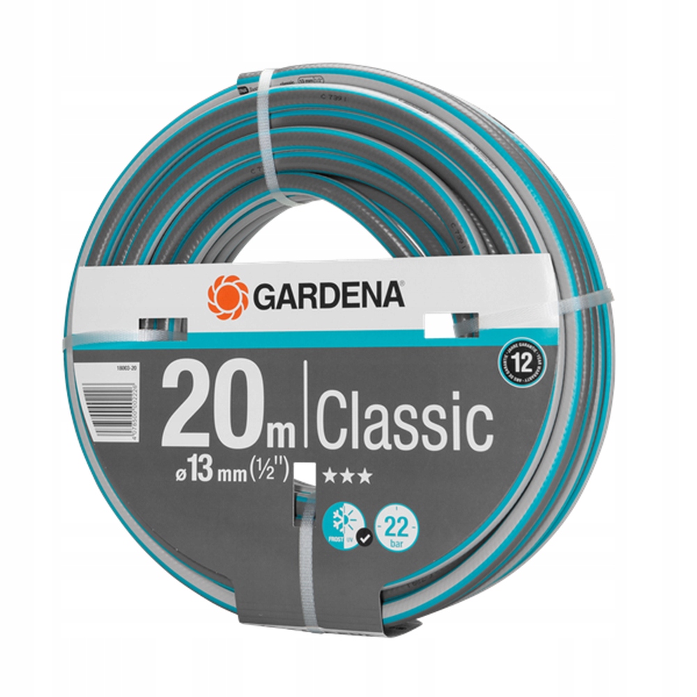GARDENA CLASSIC WĄŻ OGRODOWY 13MM 1/2 20M 18003 - 8947620735 ...