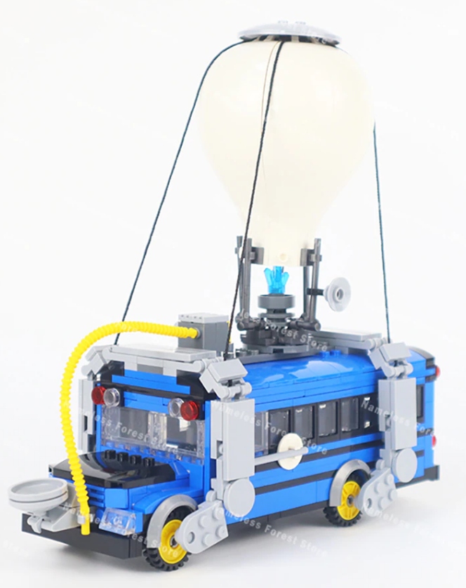 Klocki Zestaw Fortnite Autobus Battle Bus Bojowy - 12573709450 ...