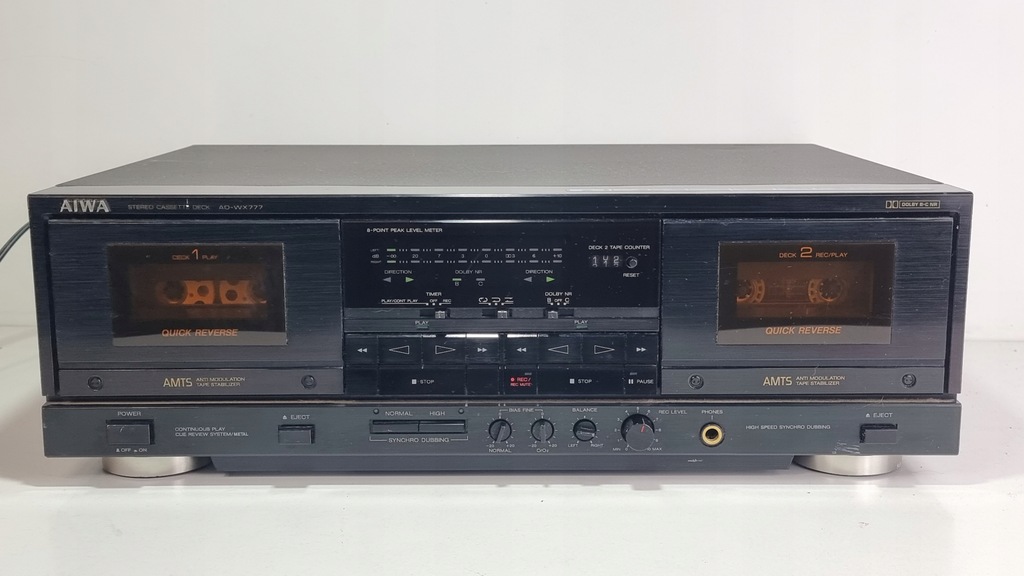Magnetofon catette deck Aiwa AD-WX777 AD WX 777 - 13041004481 - oficjalne archiwum Allegro