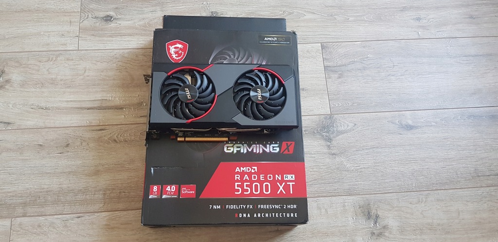 Karta graficzna MSI Radeon RX 5500 XT GAMING X 8GB - 12484320336 ...