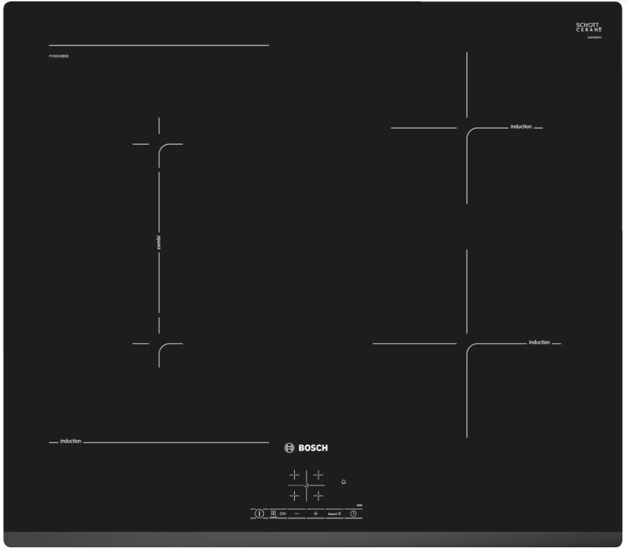 Płyta indukcyjna Bosch PVS 631BB5E TouchSelect - 13160427034 ...