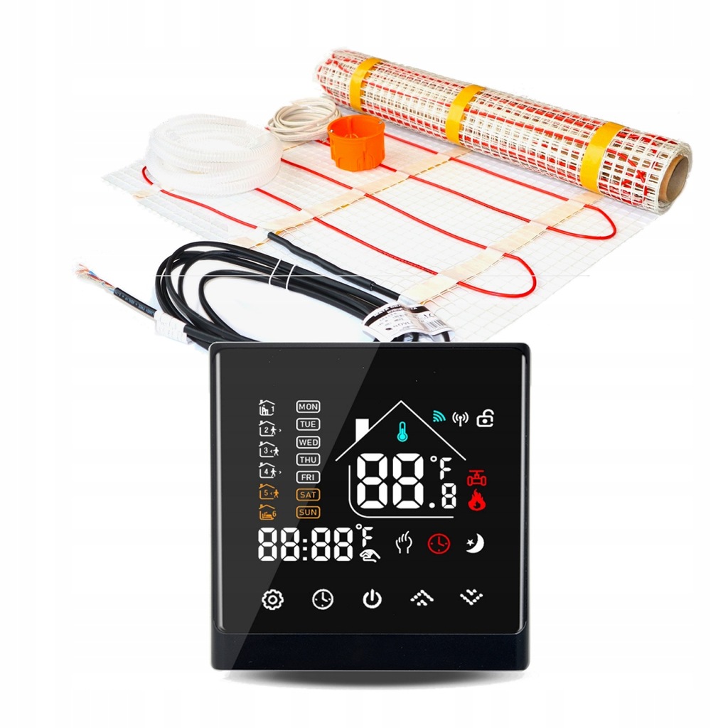 Mata grzewcza grzejna zestaw NVMGW150/84CC -4,5m2 - 13548676129 - oficjalne archiwum Allegro