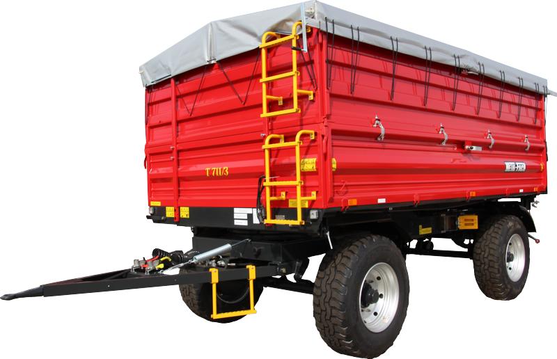 PRZYCZEPA DWUOSIOWA METAL-FACH T711/3 12T - 7223995487 - oficjalne archiwum Allegro