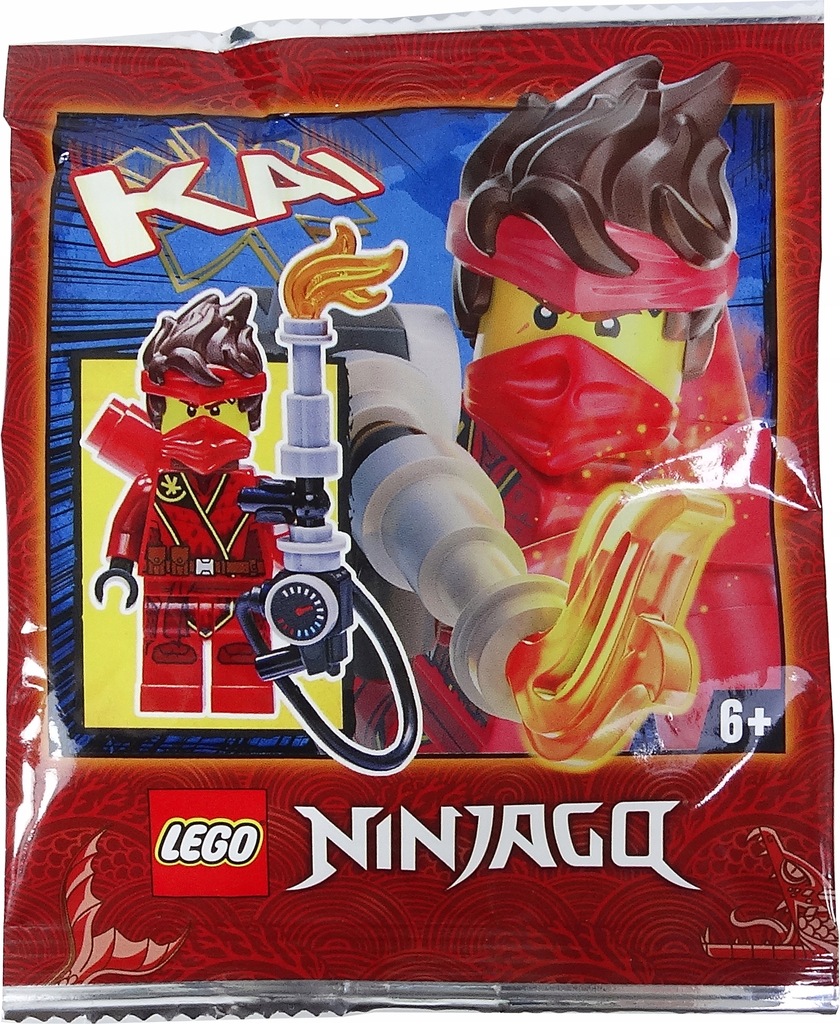 LEGO NINJAGO 892177 FIGURKA NINJA KAI SASZETKA - 13351918829 ...