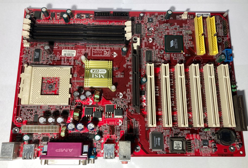 Płyta główna MSI MS-6712 Ver: 10A Socket 462 KT3V - 11133970996 - oficjalne archiwum Allegro