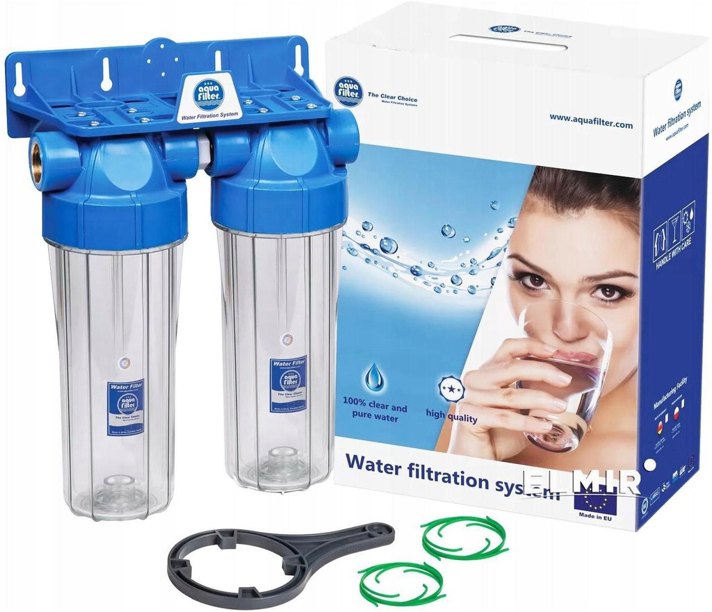 2 STOPNIOWY FILTR WODY WSTĘPNY KORPUS NARUROWY 3/4 - 12688160330 ...