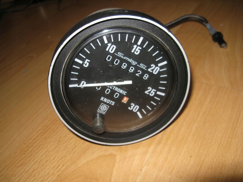 12V VDO Sumlog SL Electronic Knots zegar prędkości - 7705434799 ...