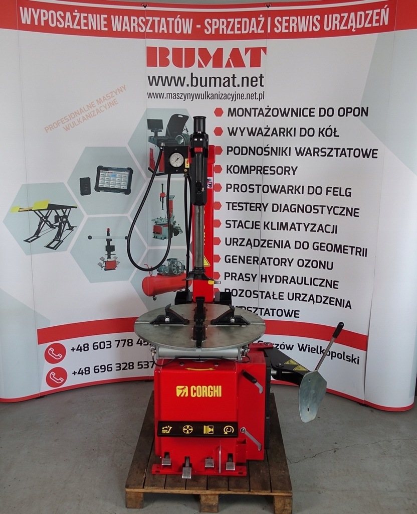 Montażownica Corghi A 2019 RC, automat, pompowanie - 13684788446 ...