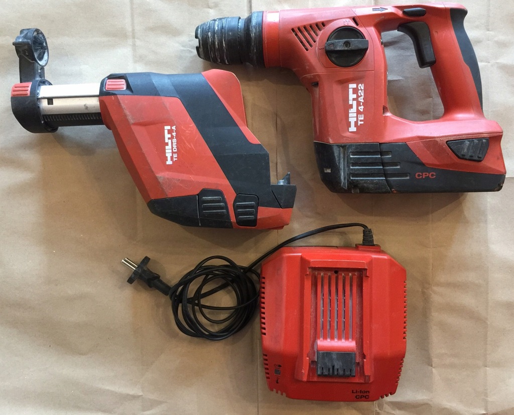 Zestaw HILTI TE 4-A22 HILTI TE DRS-4-A 5,2Ah - 7603650685 - oficjalne archiwum Allegro