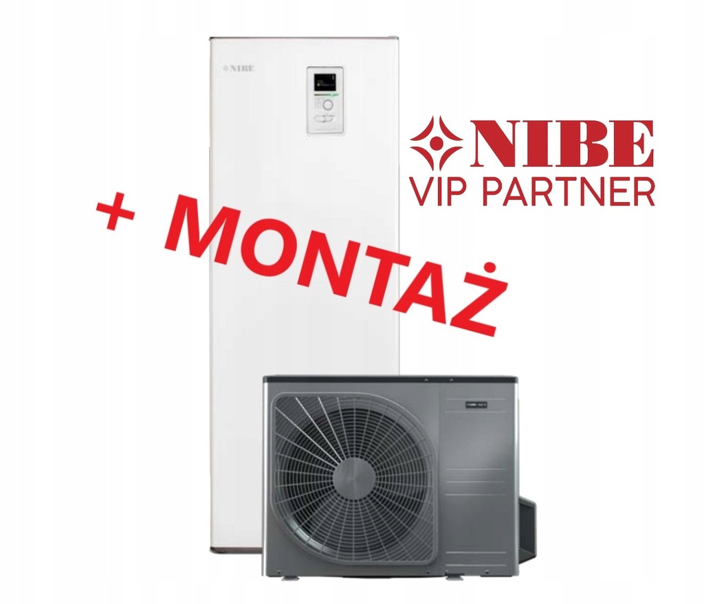 NIBE SPLIT AMS 10-6 Z BA-SVM 10-200/6E ZESTAW+ MONTAŻ + URUCHOMIENIE - 14639975680 - oficjalne ...