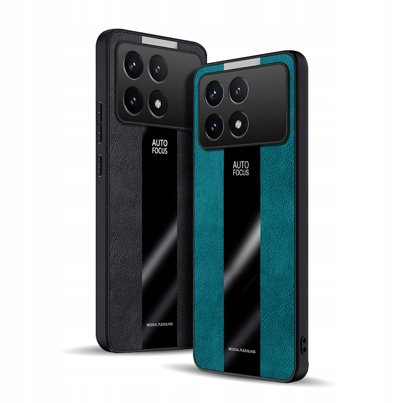 For Xiaomi POCO X6 Pro 5G Case Lens Protect PU Business Hard Back Cover ...