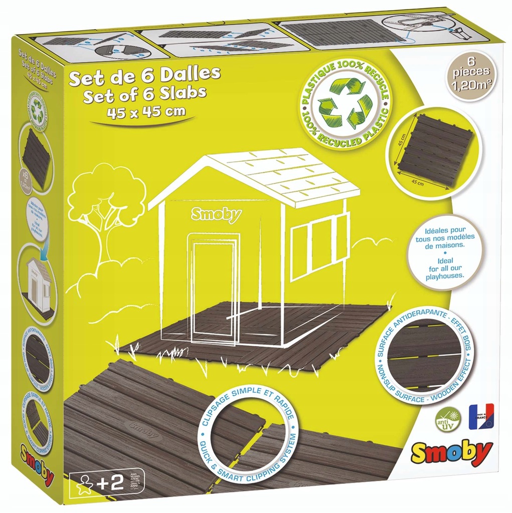 Купить SMOBY ПРОТИВОСКОЛЬЗЯЩИЙ ПОЛ ДЛЯ ДОМА, 6 ПАНЕЛИ: отзывы, фото и характеристики на Aredi.ru ...