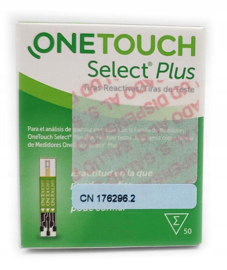 ONE TOUCH SELECT PLUS PASKI POMIAR GLUKOZY 50szt - 12258719687 ...
