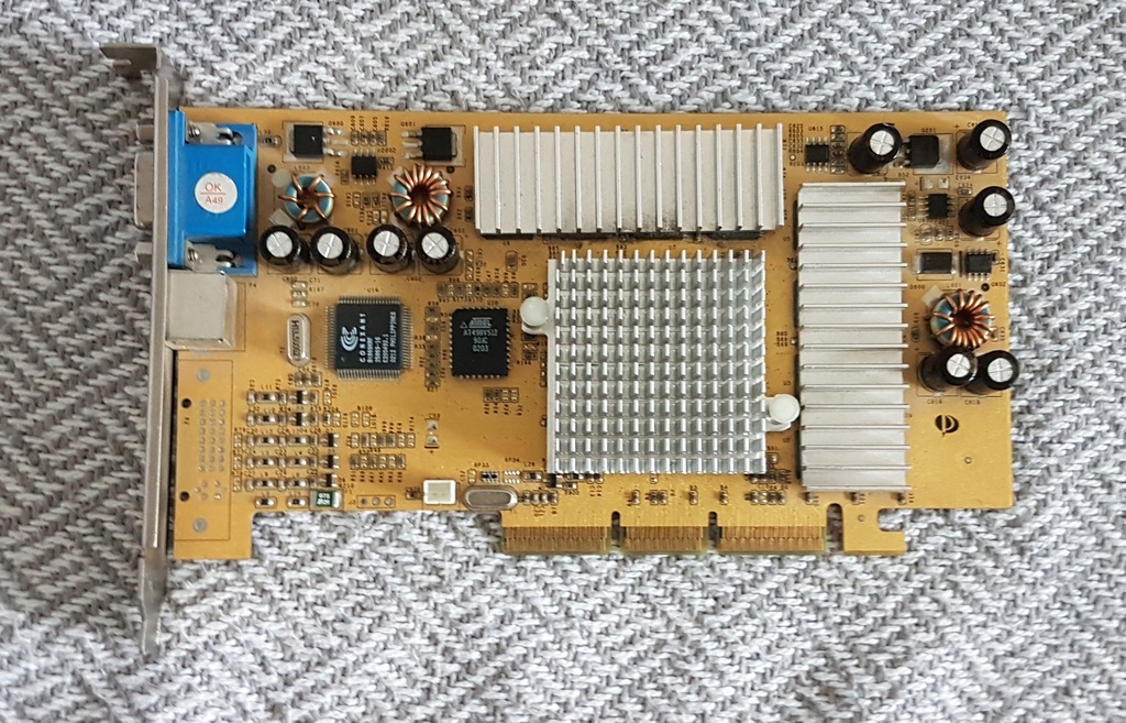 Stara karta graficzna AGP NVidia Geforce 3Ti 200 - 11245298131 ...