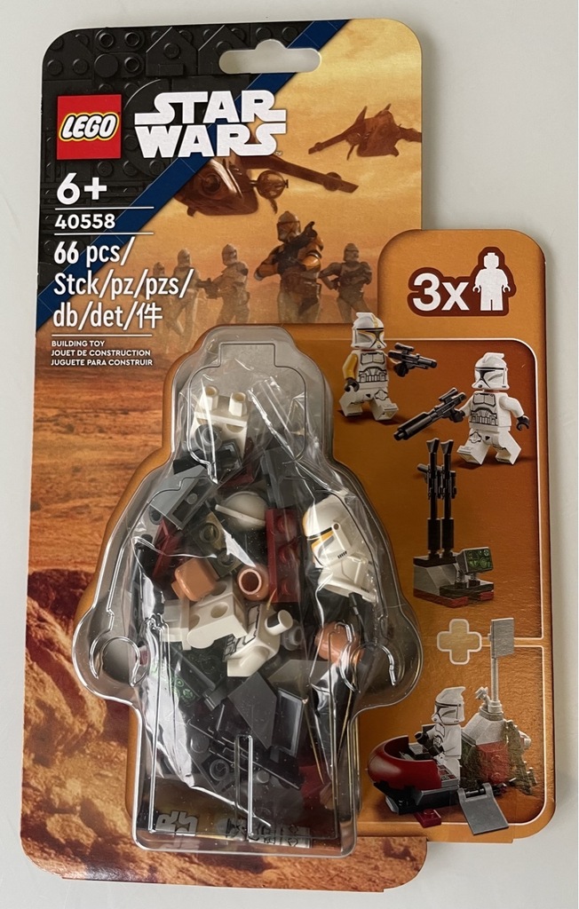 LEGO 40558 Star Wars Żołnierze oddziału klonów - 12705717777 ...