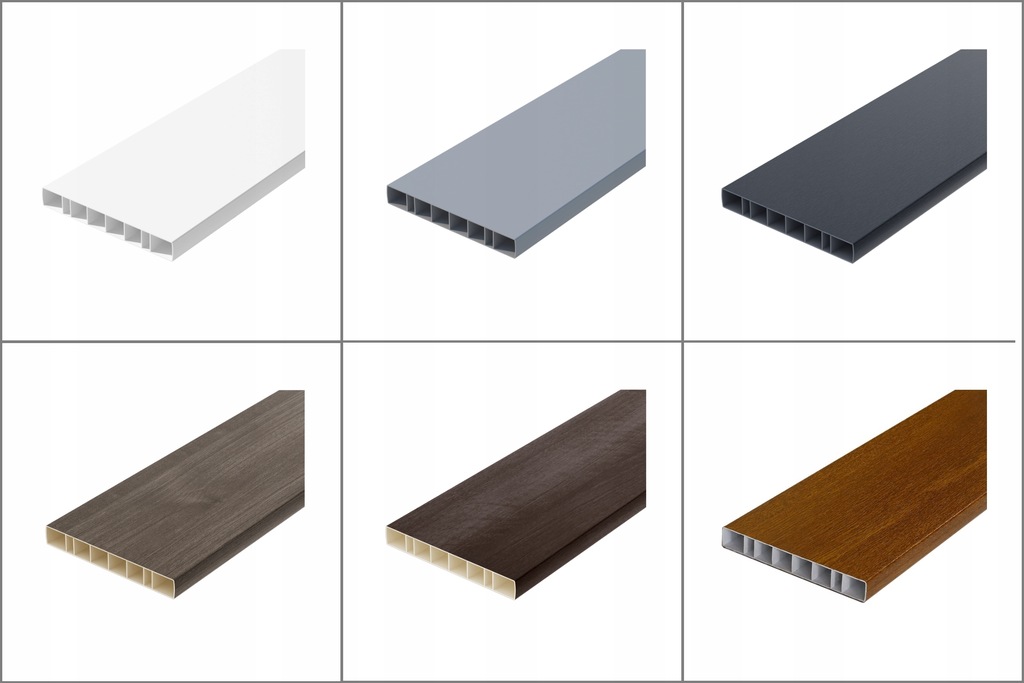 sztacheta plastikowa ogrodzenie PCV 150x20 próbka - 9865509404 ...