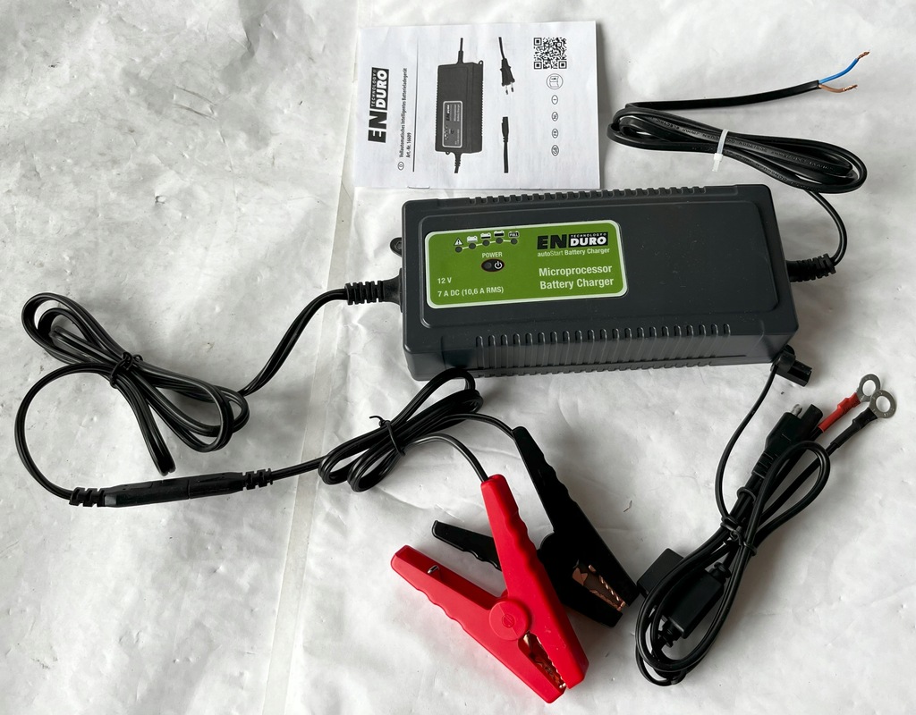 ENDURO AS1210 automatyczna ładowarka do przyczep 14–230Ah 12V 7A ...