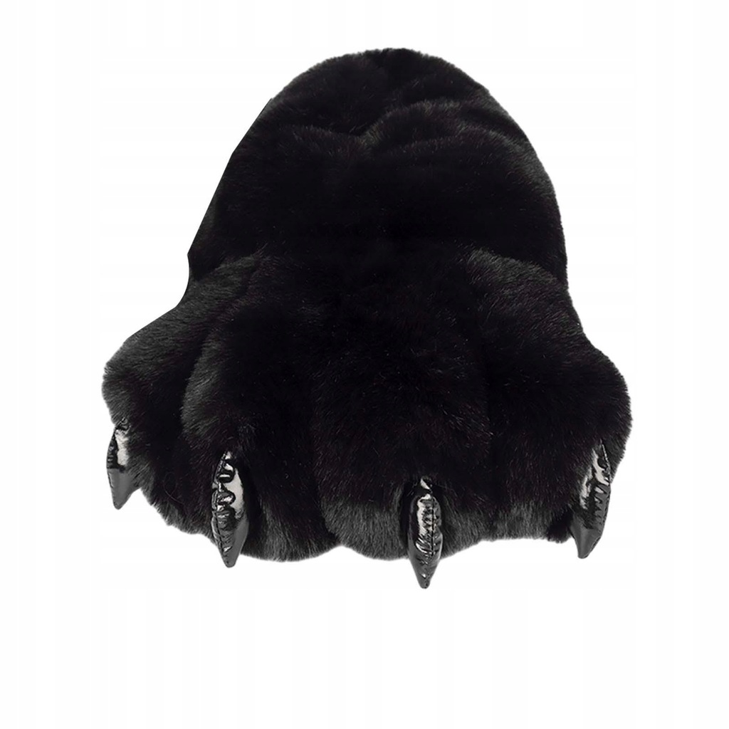 2x Bear Paw Slippers Soft Casual Nonslip Adorable Women Animal Paws Black 14766690887 oficjalne archiwum Allegro