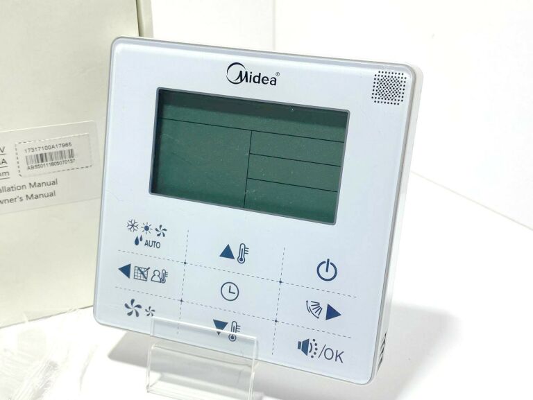 STEROWNIK ŚCIENNY KLIMATYZACJI MIDEA KJR-29B1/BK - 10956623285 ...