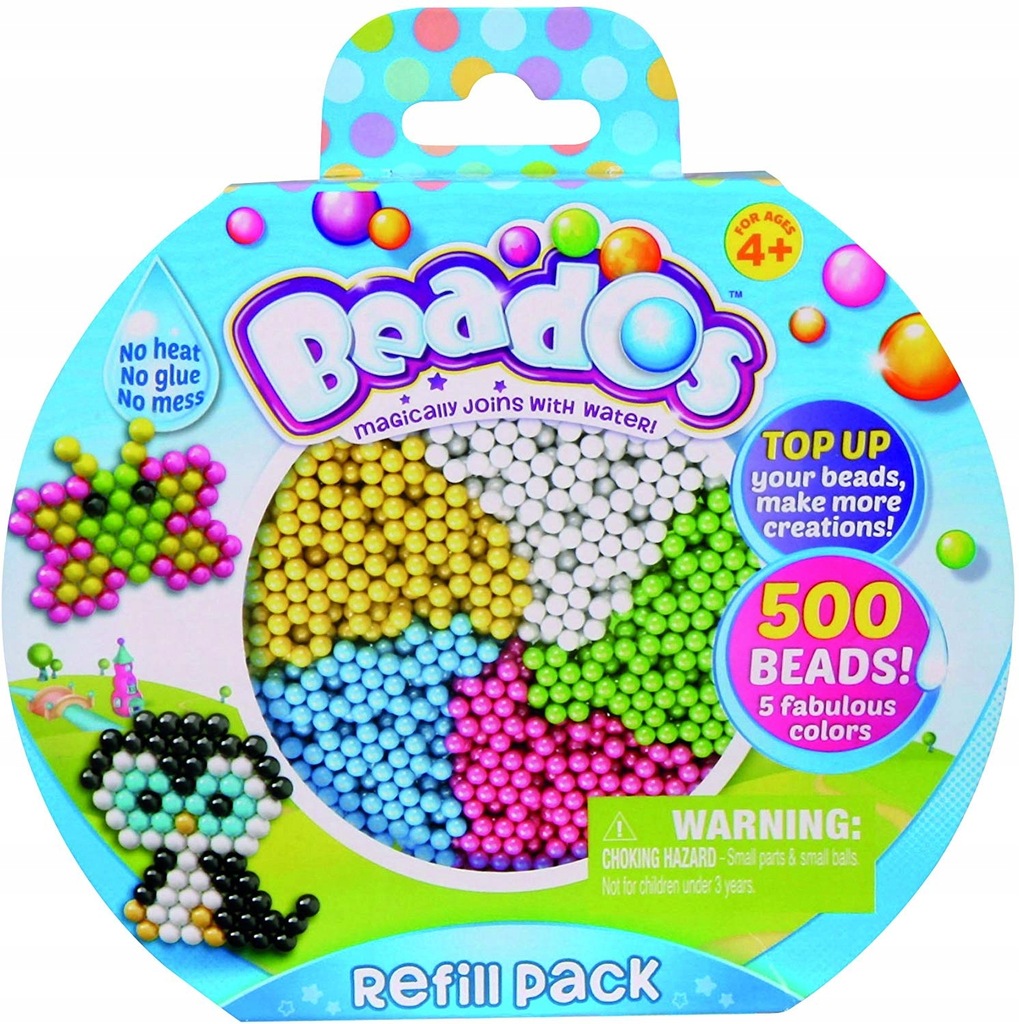 Beados Toy Playset Uzupełnienie koraliki Refill Pa - 12704172482 ...