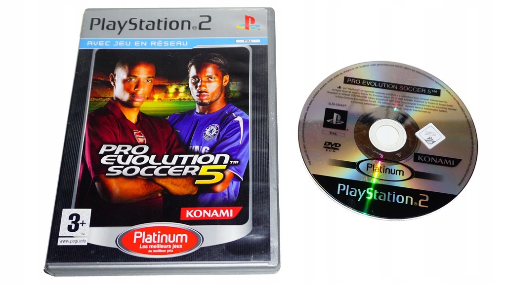 PRO EVOLUTION SOCCER 5 BOX ENG PS2 - 12843225721 - oficjalne archiwum Allegro