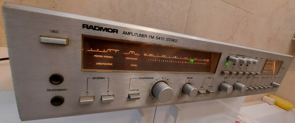 Amplituner FM RADMOR 5412 UNITRA PRL Ładny stan - 11969400137 ...