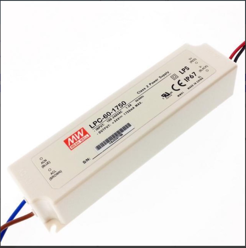 9-34V 1.75A 60W Mean Well LPC-60-1750 power supply - 14350942398 - oficjalne archiwum Allegro