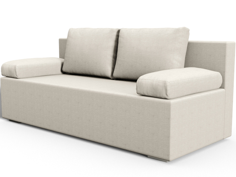 Kanapa sofa rozkładana AURA grafika pojemnik HIT - 7413791153 - oficjalne archiwum Allegro