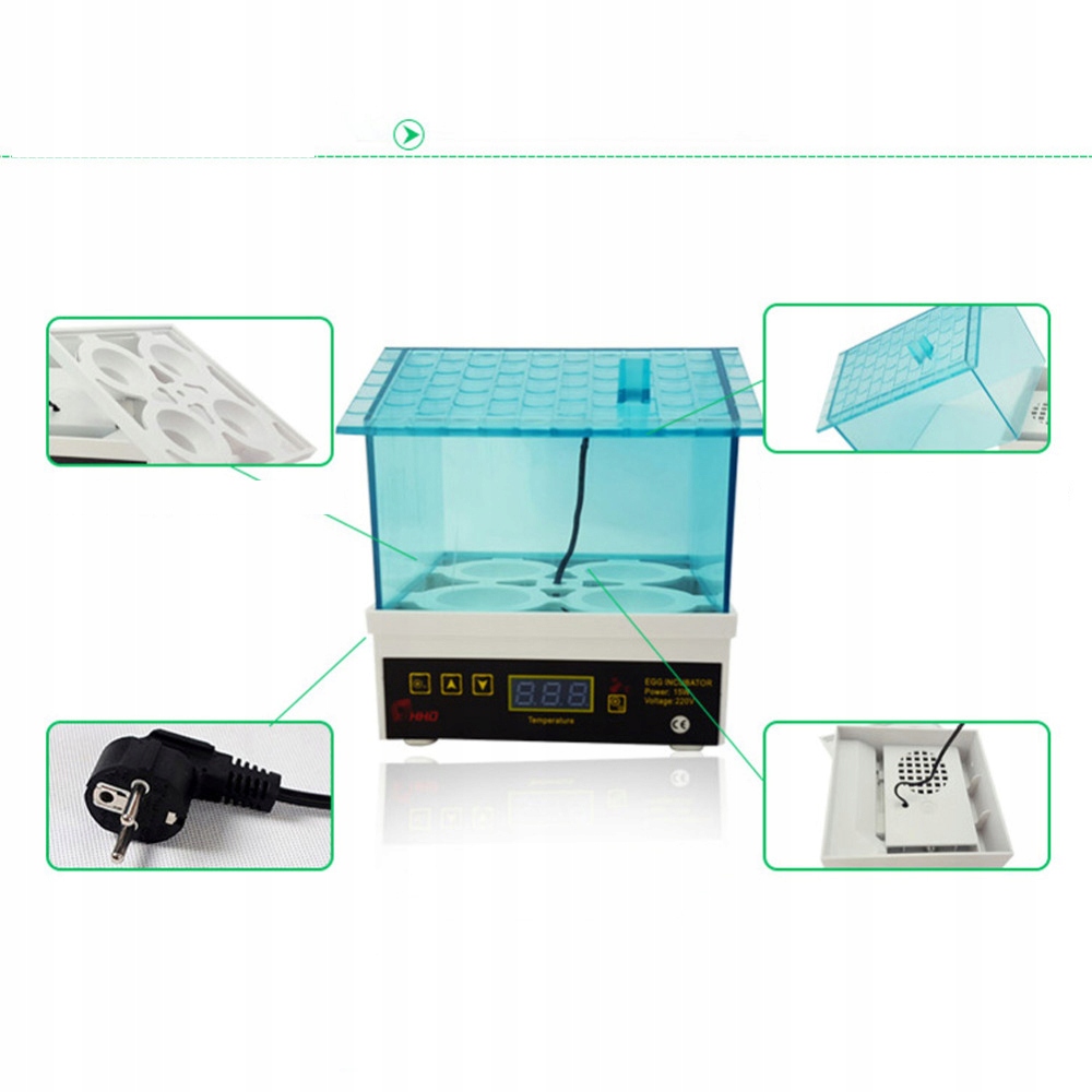 MINI INKUBATOR AUTOMATYCZNA DO WYLĘGU JAJ - 11025859601 - oficjalne ...