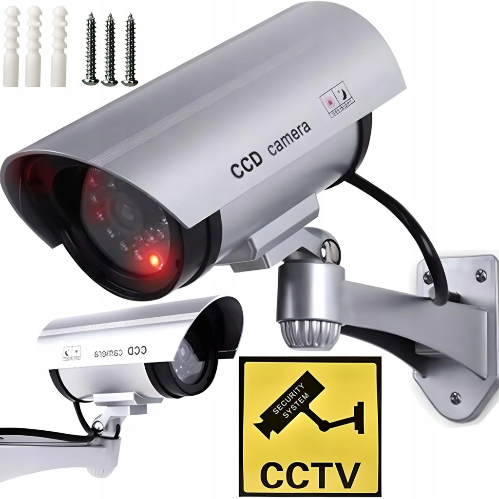 KAMERA ATRAPA IR LED KAMERY ZEWNĘTRZNA Z DIODĄ - 12633601181 ...