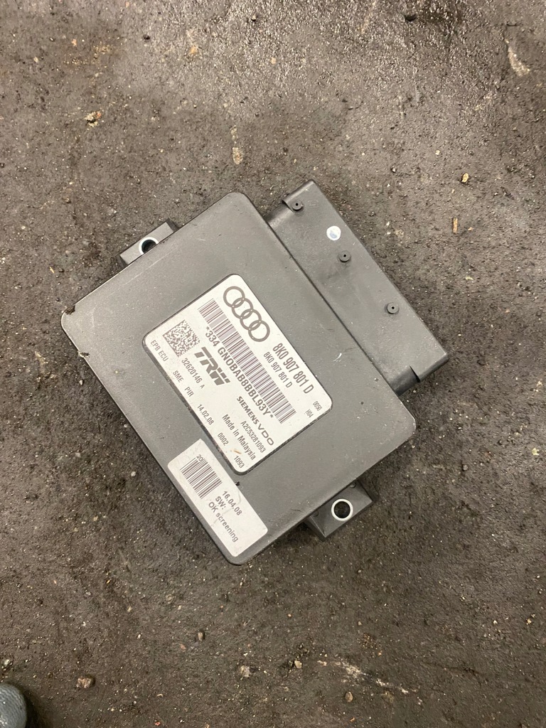 AUDI A4 B8 STEROWNIK HAMULCA RĘCZNEGO 8K0907801D - 13384596314 - oficjalne archiwum Allegro