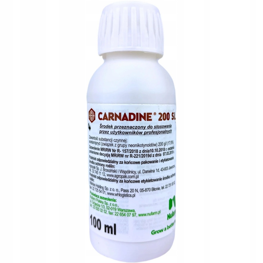 CARNADINE 200 SL 0,1L NUFARM OPRYSK NA STONKĘ - 13965921275 - oficjalne archiwum Allegro