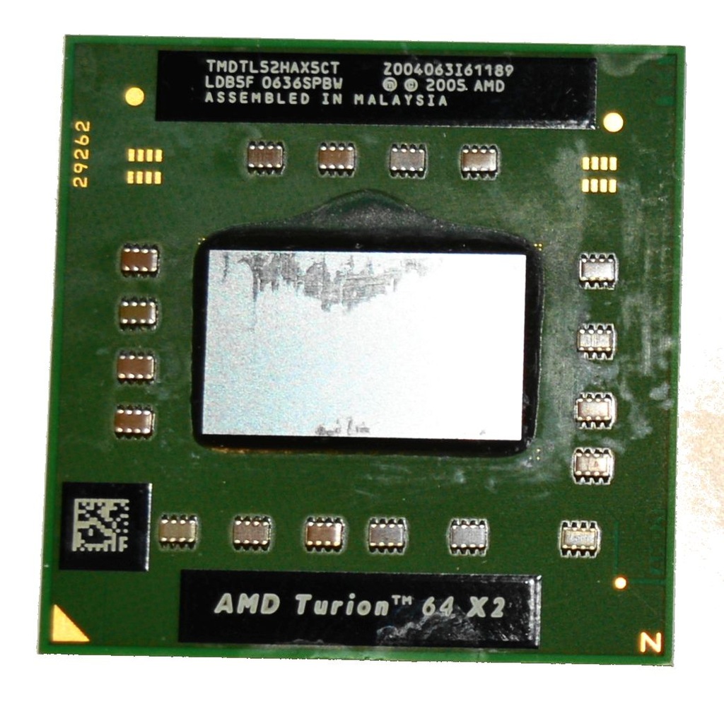 AMD Turion 64 X2 TL-52 TMDTL52HAX5CT 2x1,6 GHz - 7169867681 - oficjalne archiwum Allegro