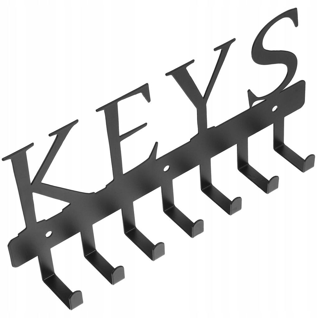 WALL MOUNTED KEY HOLDER METAL KEY HANGER RACK - 14334857750 - oficjalne ...