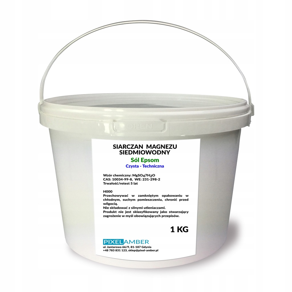 SÓL EPSOM SIARCZAN MAGNEZU 7H20 techniczny - 1KG - 13001881169 ...