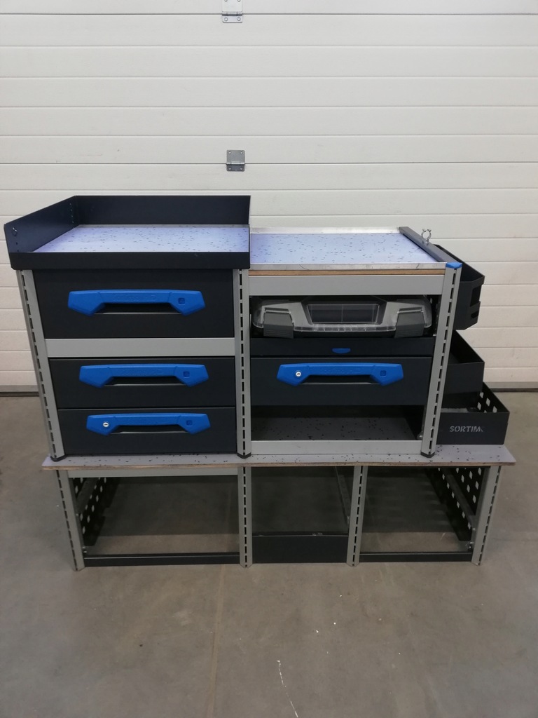 Sortimo zabudowa serwisowa warsztatowa szuflady Sortimo HD ...
