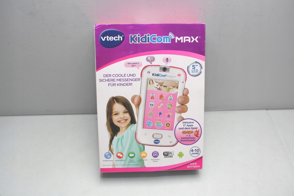 SMARTFON DLA DZIECI VTECH KIDICOM MAX /OPIS - 11082334712 - oficjalne ...