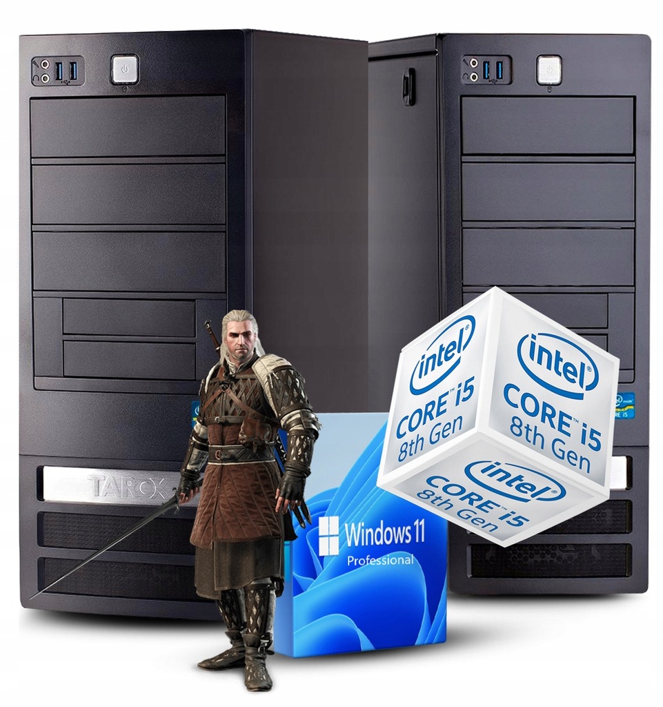 Komputer Gamingowy Asus i5-8gen! 6x4.1GHz NVMe SSD - 14093371419 ...