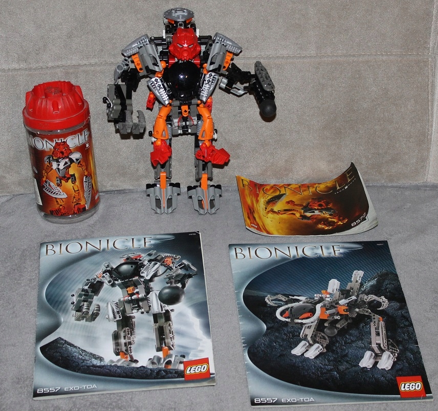 LEGO BIONICLE 8557 Exo Toa + 8572 Tahu Nuva unikat - 11480302396 ...