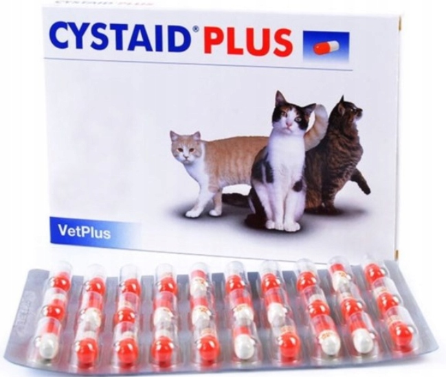 CYSTAID PLUS Koty 30kaps. pęcherz, układ moczowy - 8591054494 ...