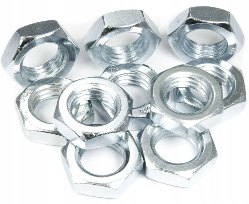 Nakrętka sześciokątna DIN 439 ZN M16 gwint lewy - 12500680880 ...