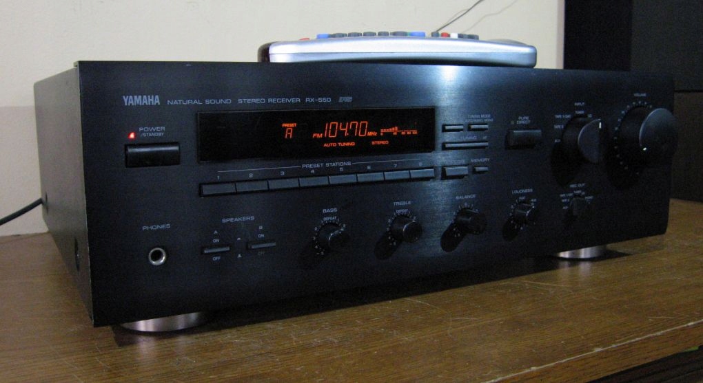 YAMAHA RX-550 ŚWIETNY AMPLITUNER STEREO PILOT - 7993688525 - oficjalne ...