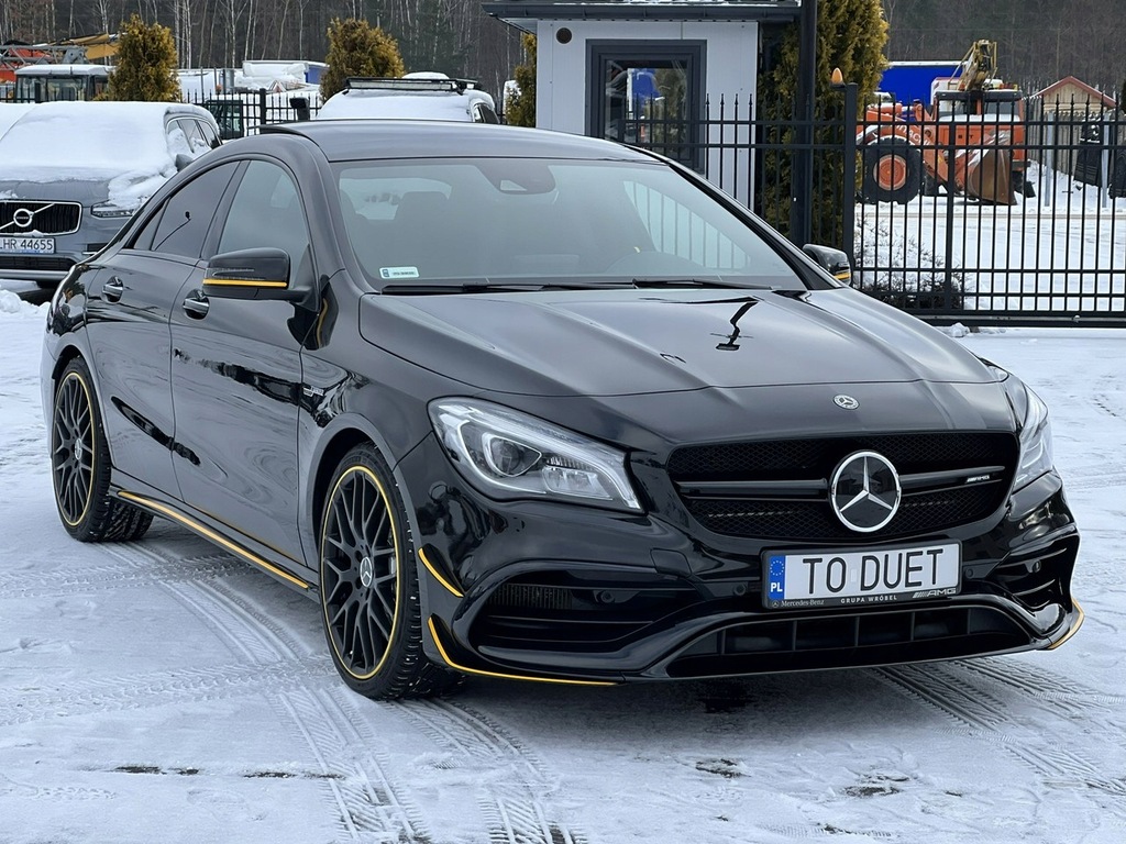 Mercedes CLA 45 AMG Yellow Night Edition Salon PL - 13230516971 ...