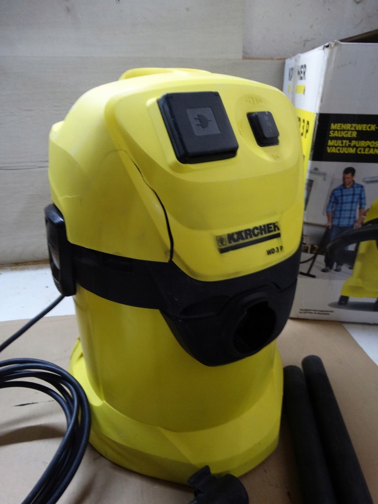 Karcher WD3 P odkurzacz przemysłowy - 12877726653 - oficjalne archiwum Allegro