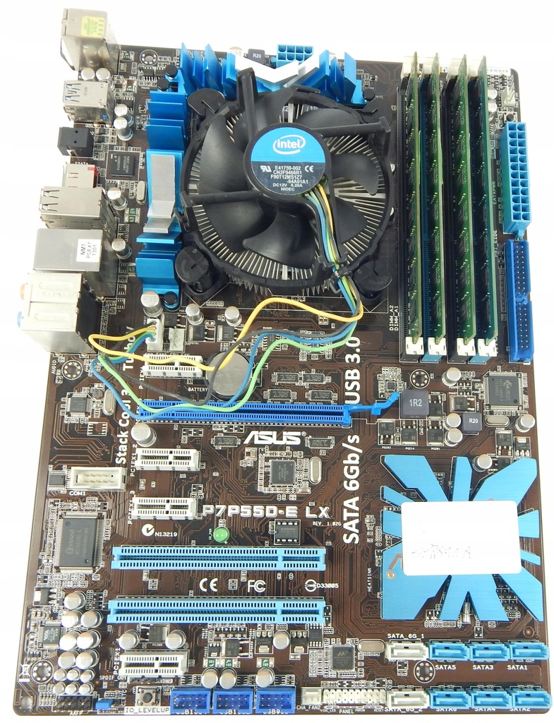 Płyta główna ASUS P7P55D-E LX LGA 1156 i7 860 8GB - 12988373775 - oficjalne archiwum Allegro