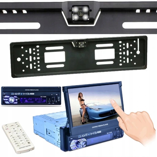 RADIO SAMOCHODOWE 1DIN 7'' BT WYSUWANE KAMERA - 13329521760 - oficjalne archiwum Allegro