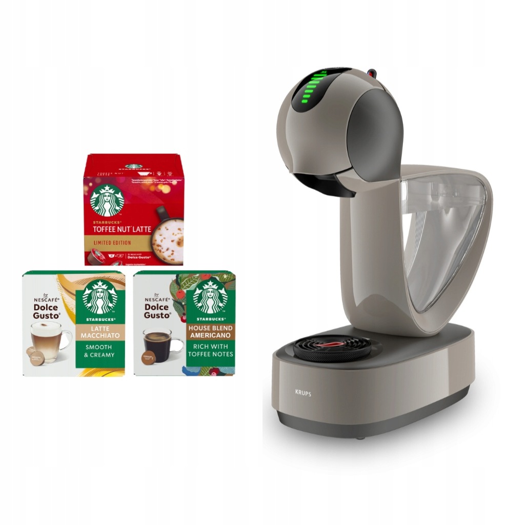 Ekspres kapsułkowy KRUPS Infinissima Touch KP270A + zestaw kaw Dolce ... Ekspres kapsułkowy KRUPS Infinissima Touch KP270A + zestaw kaw Dolce ...
